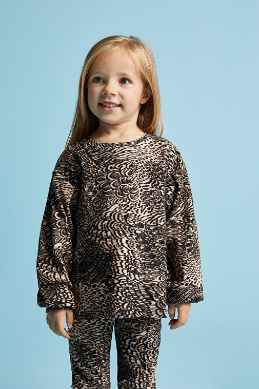 KIDS FEATHER ANIMAL TOP | Alix