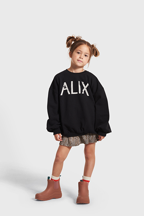KIDS PAINTED ALIX HOODED SWEATER | Alix