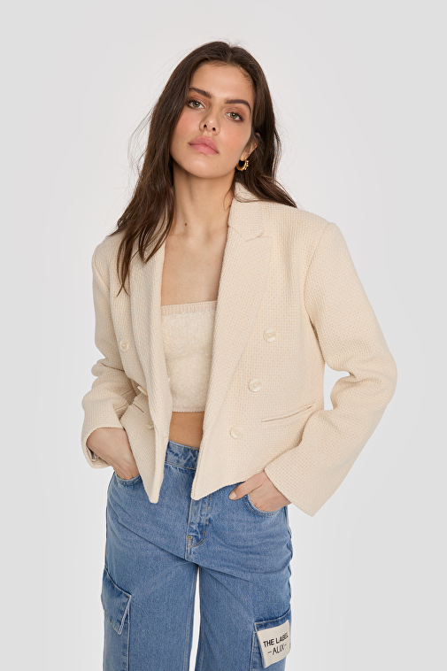 HEAVY CROCHET BLAZER | Alix